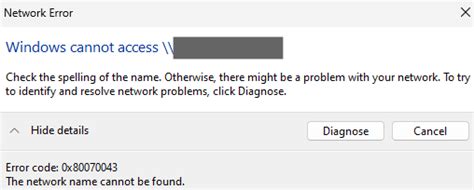 Smb Samba Windows Cannot Access Check Spelling Disappearing