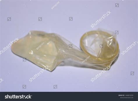 Sperm Stains Condoms Isolated On White Stock Photo Shutterstock