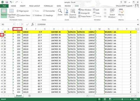 Ms Excel 2010 Freeze First Row And First Column