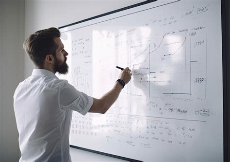 Premium Ai Image Working As Data Analyst