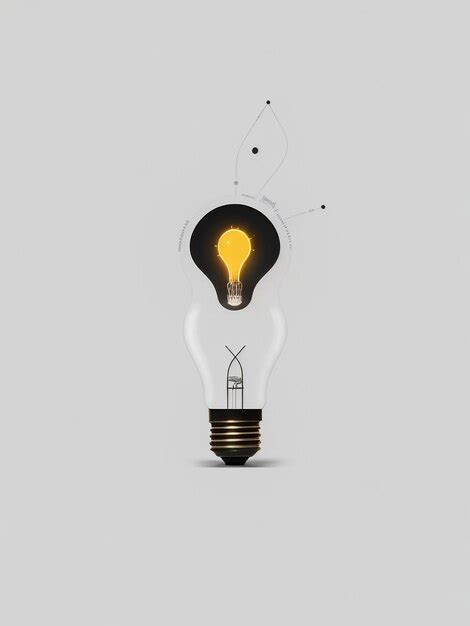 Premium Ai Image A Minimalist Logo Bulb Data Science And Deep