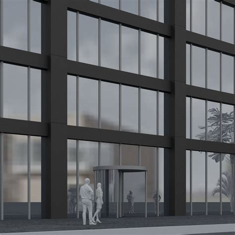 5楼工业大厦 3d模型 11 Max Obj Dwg Unknown 3dm Free3d