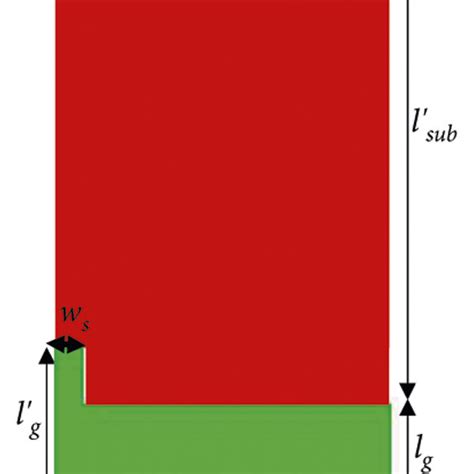 The Proposed Antenna A Radiating Patch B Radiating Patch With The Download Scientific