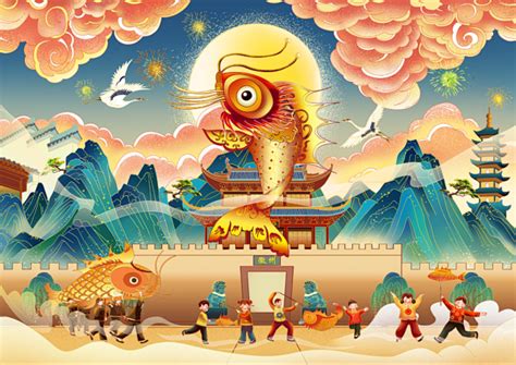 非遗文化汪满田鱼灯会 古田路9号 品牌创意版权保护平台