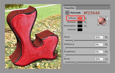 Create An Autumn Themed 3d Text Effect With Photoshop Cs6 Extended