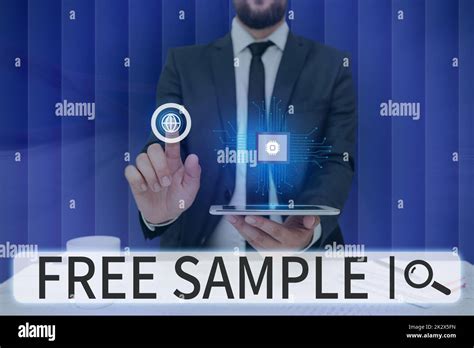 Text Showing Inspiration Free Sample Business Overview Portion Of Products Given To Consumers