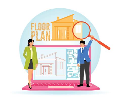 Real Estate Floor Plan Analysis Using Digital Tools 66605967 Vector