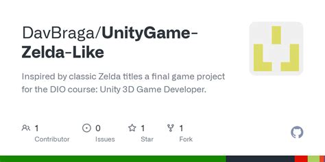 github davbraga unitygame zelda like inspired by classic zelda