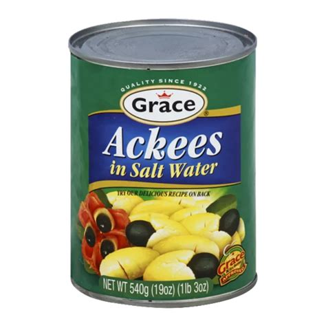 Grace Canned Ackee Haughton Jamaican Flavor Hut