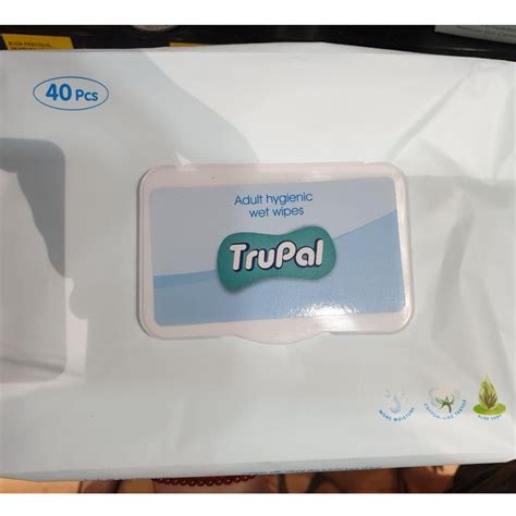 Trupal Adult Hygienic Wet Wipes 20cm X 30cm 40s Shopee Malaysia