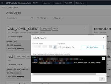 Rest Api For Creating Oracle Database Users Yup