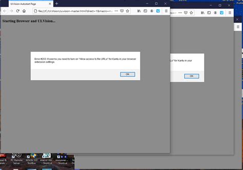 Error 203 And 204 Every Time I Run My Script Bug Reports Uivision