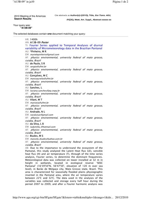 Pdf Fourier Series Applied To Temporal Analyses Of Diurnal