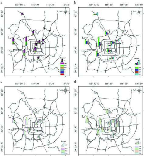 spatial variations of dbps in water samples a dbps b thms c haas