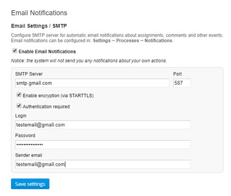 how to enable email notifications targetprocess enterprise agility