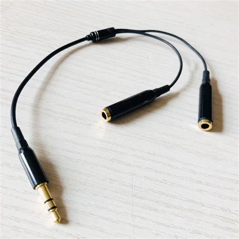 Dc 3 5mm Aux Cable Male To Dual Female Earphone Headphone Y Splitter Stereo Audio Cable Dc 3