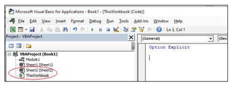 Vba Opening And Using The Visual Basic Editor Vbe In Excel Automate Excel