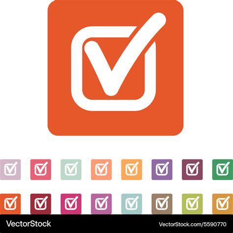 Check Icon Checkmark And Checkbox Yes Royalty Free Vector