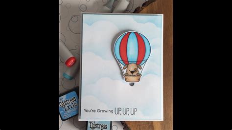 Simple Interactive Birthday Card Ft MFT Up In The Air Birthday