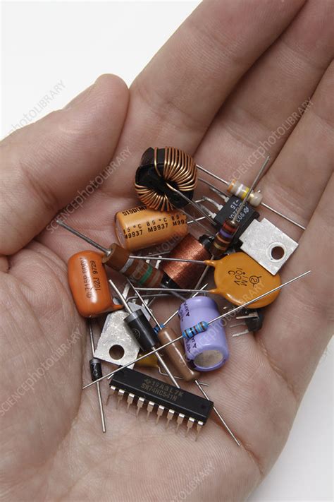 Electronic Components Stock Image C009 4448 Science Photo Library