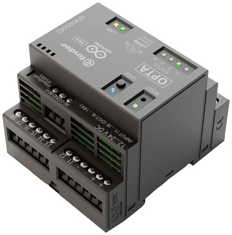 Arduino Opta Wifi Afx00002 Plc Kommunikationsmodul 12 Vdc 24 Vdc