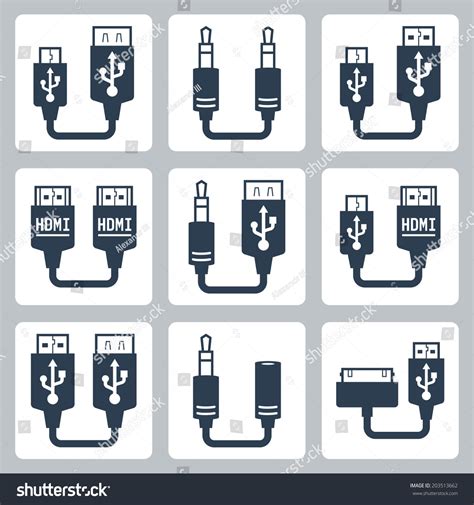 Usb Male Cable Images Stock Photos Vectors Shutterstock