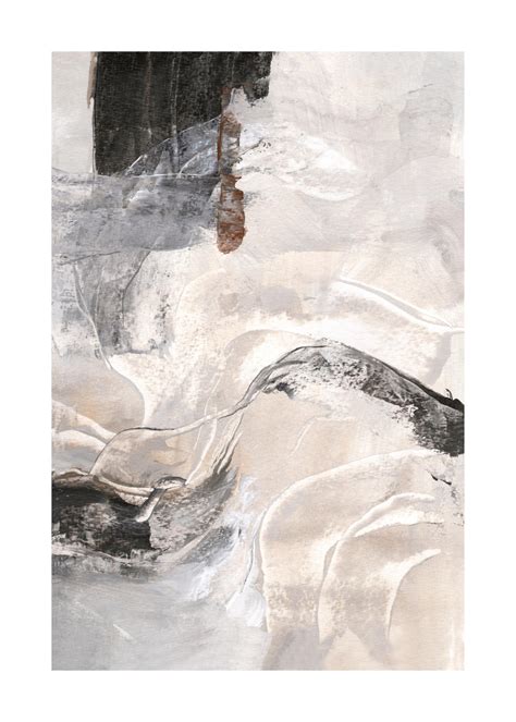 Contemporary Abstract No2 Plakat Abstrakcyjna Sztuka W Beżu I Szarości Desenio