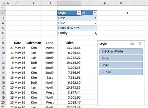 apply conditional formatting using slicers