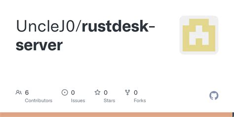 Github Unclej0 Rustdesk Server