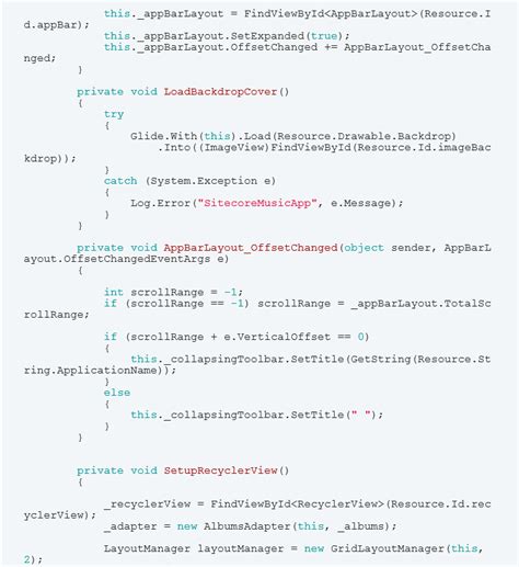How To Use Xamarin And Sitecore To Create A Music App Part 4 Valtech