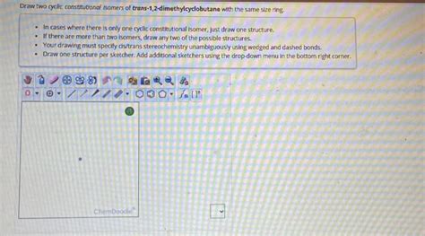Solved Draw Two Cycic Constitutional Isomers Of