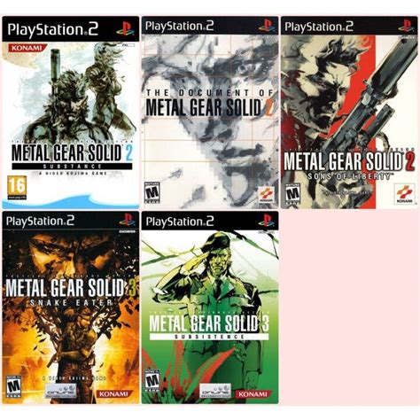 Metal Gear Solid ทุกภาค Ps2 Playstation 2 เมทัลเกียร์ โซลิด Th