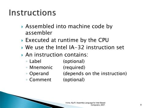 Assembly Language For Intel Based Computers 5th Edition Ppt Download