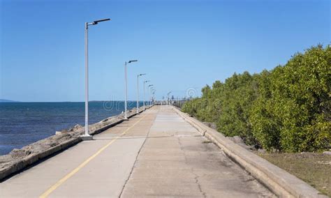 Jetty Across The Water Stock Image Image Of Summer 327144497