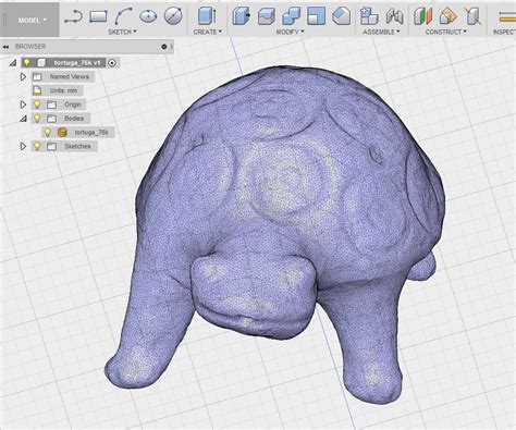 solved convert obj mesh to new body autodesk community