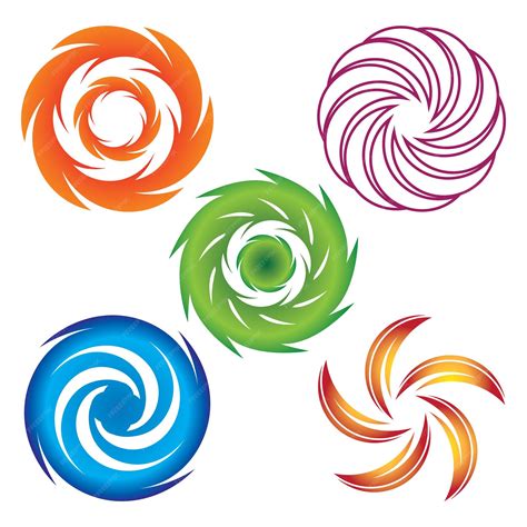 Premium Vector Vortex Symbol Vector Illustrator Abstract Icon Logo
