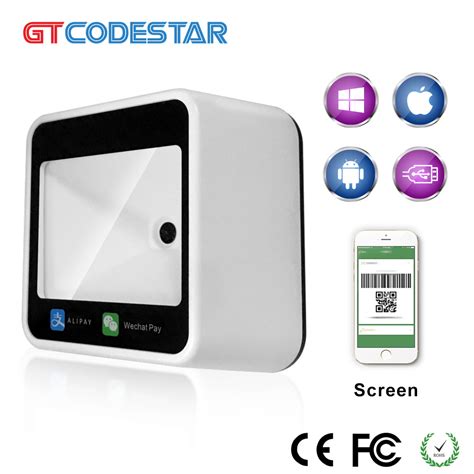 Embedded Qr Code Reader D Barcode Scanner Mobile Payment USB RS Interface Supermarket