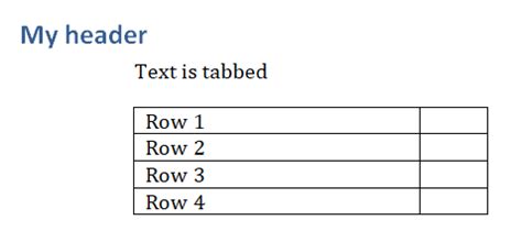 Using Python S Docx Library How Can A Table Be Indented Stack Overflow