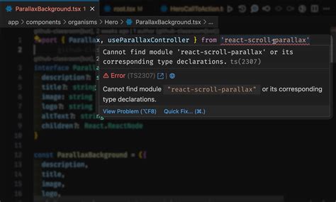 Hero `parallaxbackground` Code Monster
