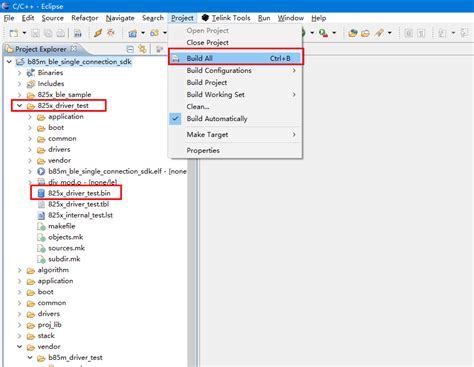 Telink泰凌微825x Windows下开发环境搭建与烧录（二）泰凌微windows 环境 Csdn博客