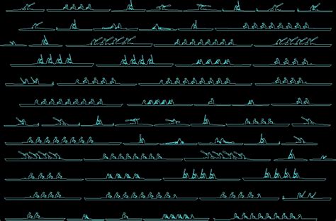 People Silhouettes Rowing Dwg Elevation For Autocad • Designs Cad