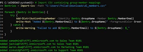 Bulk Add Members To Distribution Lists With Powershell