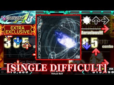 DDR A3 Eon Break Virtual Self SINGLE DIFFICULT 譜面確認 Clap YouTube