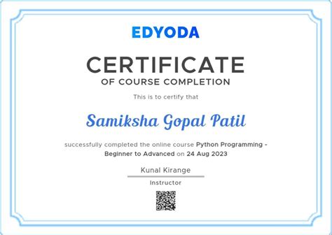 Samiksha Patil On Linkedin Pythonprogramming Edyoda