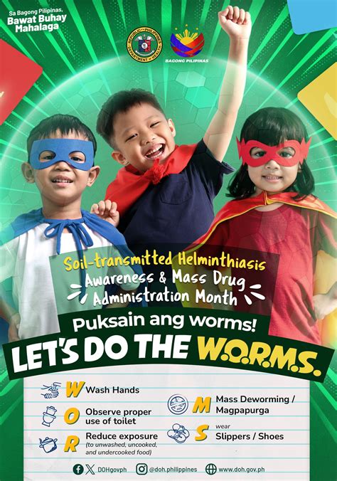 Doh Caraga Ngayong Buwan Ng Enero Puksain Ang Worms Facebook