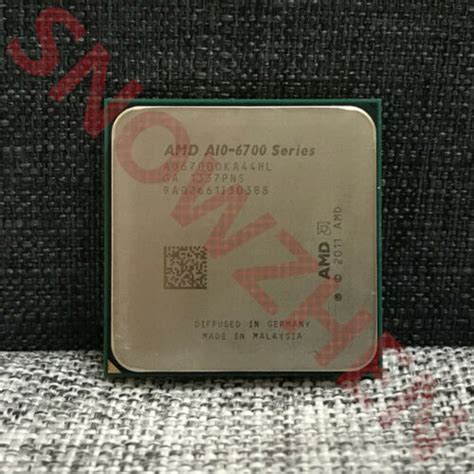 Amd A10 6700 Cpu A10 Series Quad Core 4mb 3 7ghz Socket Fm2 65w Processor Ebay