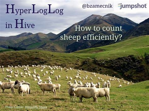 Hyperloglog In Hive How To Count Sheep Efficiently Ppt