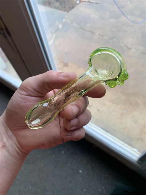 Uranium Glass Pipe Uranium Glass Bowl Annas Art Deco