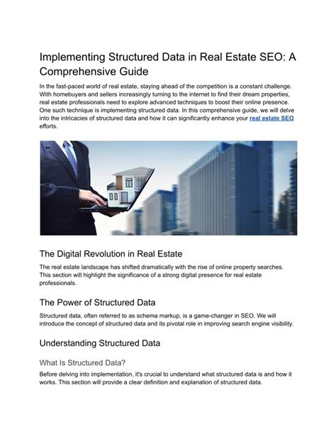 Ppt Implementing Structured Data In Real Estate Seo Powerpoint