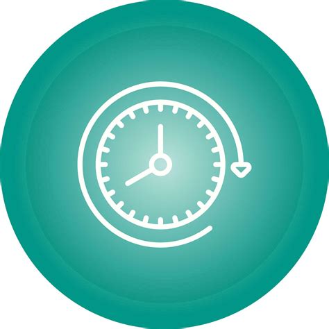 Clock With Arrow Vector Icon Vector Art At Vecteezy